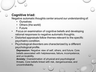 teori tingkah laku kognitif cbt aaron beck | PDF