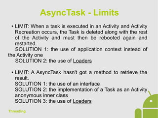 Android App Development - 07 Threading | PPT