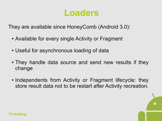 Android App Development - 07 Threading | PPT