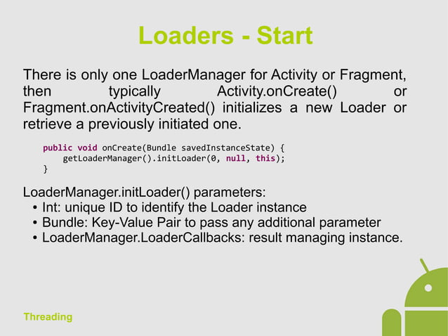 Android App Development - 07 Threading | PPT