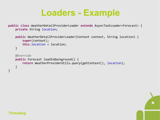 Android App Development - 07 Threading | PPT