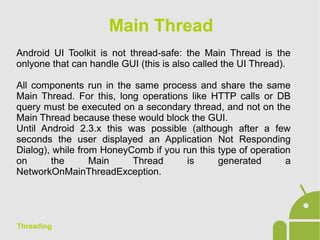 Android App Development - 07 Threading | PPT