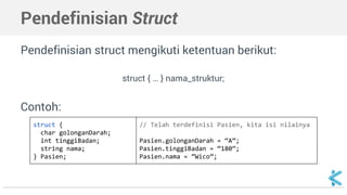 Algoritma dan Struktur Data - tipe data compound | PDF
