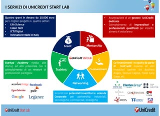 Unicredit Start Lab for "Energy for Innovation" | PPT