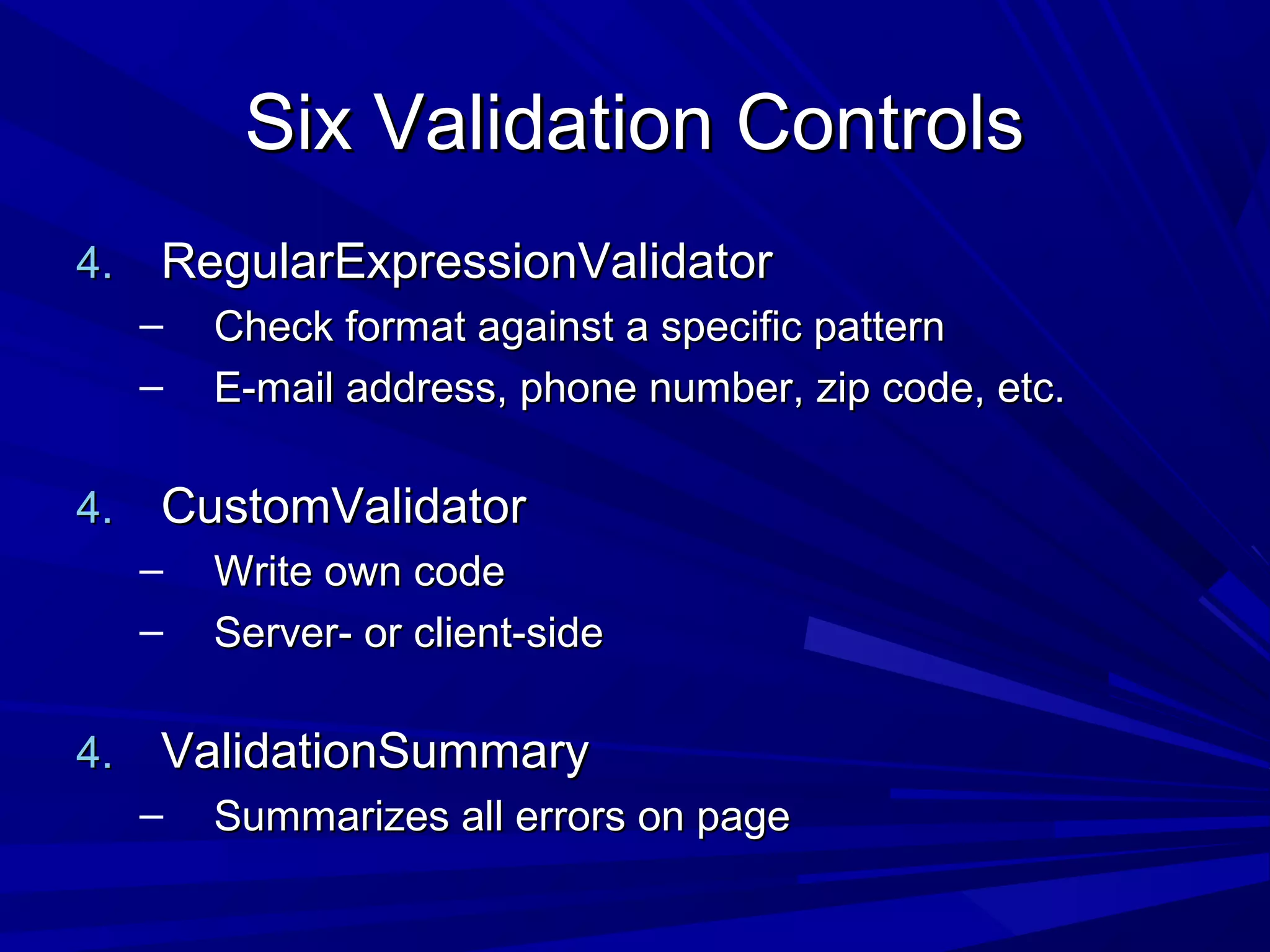 validation | PPT | Computing | Technology & Computing