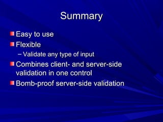 validation | PPT | Computing | Technology & Computing