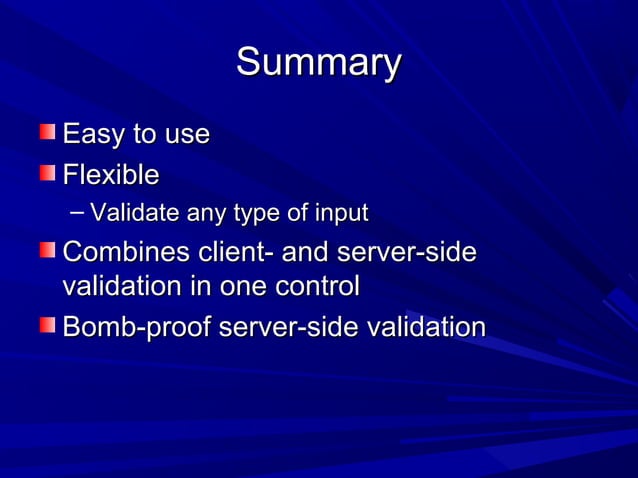 validation | PPT | Computing | Technology & Computing
