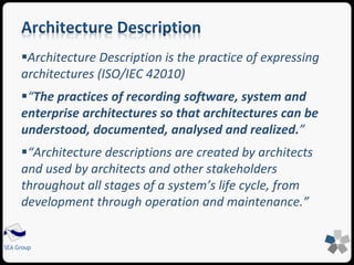 Software Architecture Views and Viewpoints | PPTX