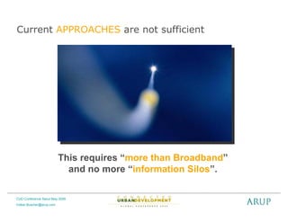 Volker Buscher, Arup - Urban Information Architecture: From Digital to Smart Cities | PPT