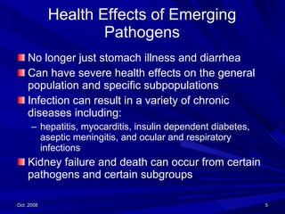 Emerging Pathogens In Wastewater | PPT