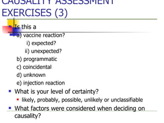 07 what is casuality assesment | PPT