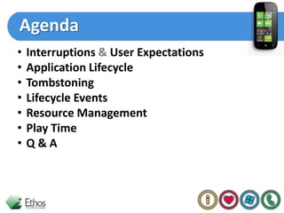 07 wp7 application lifecycle | PPT