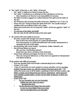 08-04-19, 2 Timothy 3;14-17, 4;1-5, Enduring, The Importance of the ...