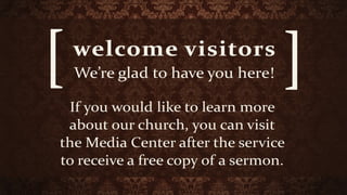 Sunday morning slides | PPT