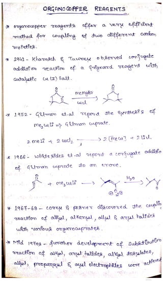 Organocopper compounds - Gilman reagent | PDF