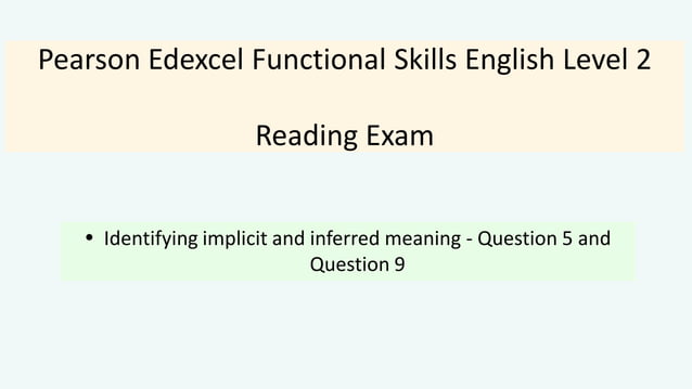 FS English Level 2 - July 8, 2023 (Reading Finding meaning). | PDF