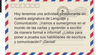 LA CARTA ACTIVIDAD.pptx | Education