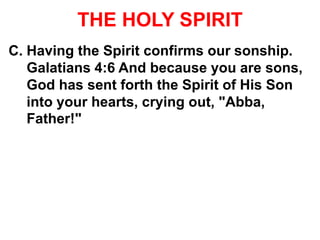 living a spirit led life | PPTX