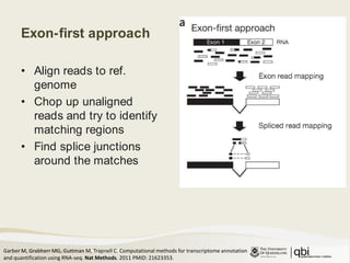 Transcript detection in RNAseq | PPTX | Genetics | Science