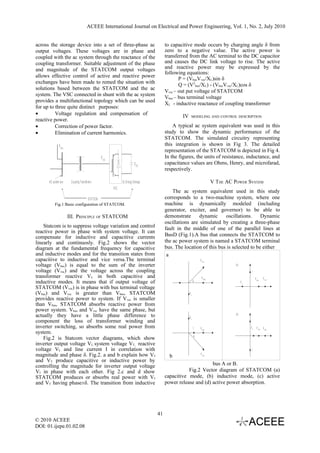 Shunt Compensation for Power Quality Improvement using a STATCOM ...