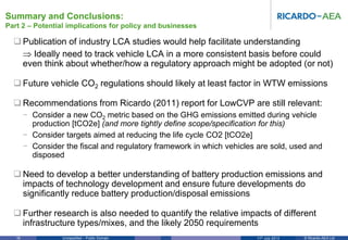 Life cycle analysis for hybrid and electric vehicles | PDF