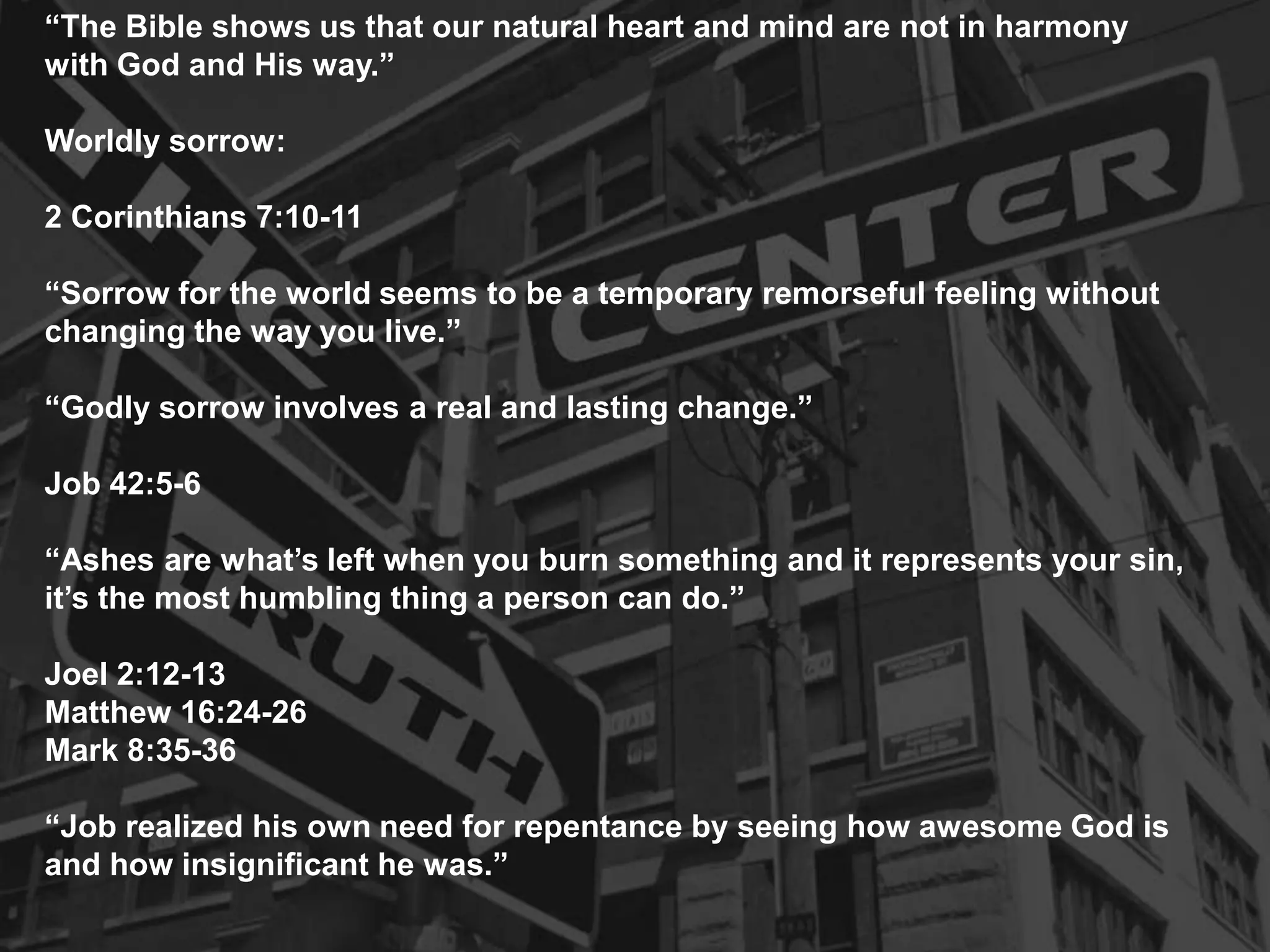 True Repentance Vs. False Repentance | PPTX