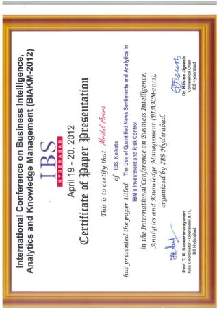 08. ibs biakm paper on ibm analytics | PDF