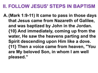 following the steps of jesus | PPTX