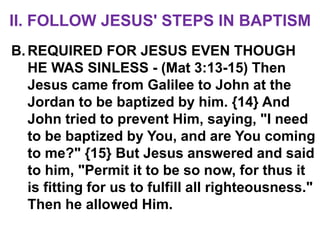 following the steps of jesus | PPTX