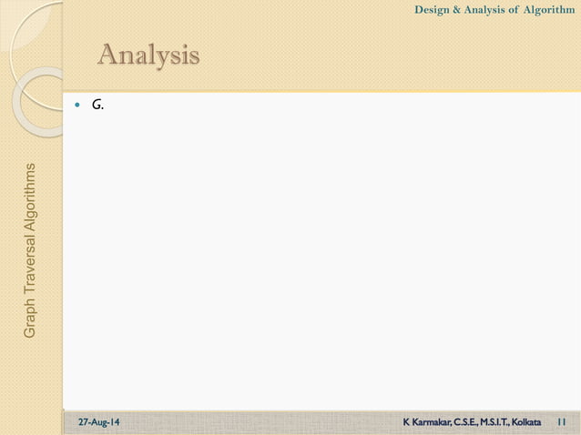 08. graph traversal | PPT
