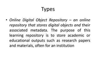 MetadataTheory: Introduction to Repositories (8th of 10) | PPT