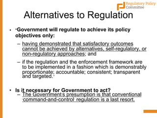 Alternatives to Regulation, Mohammad Zayyad | PDF