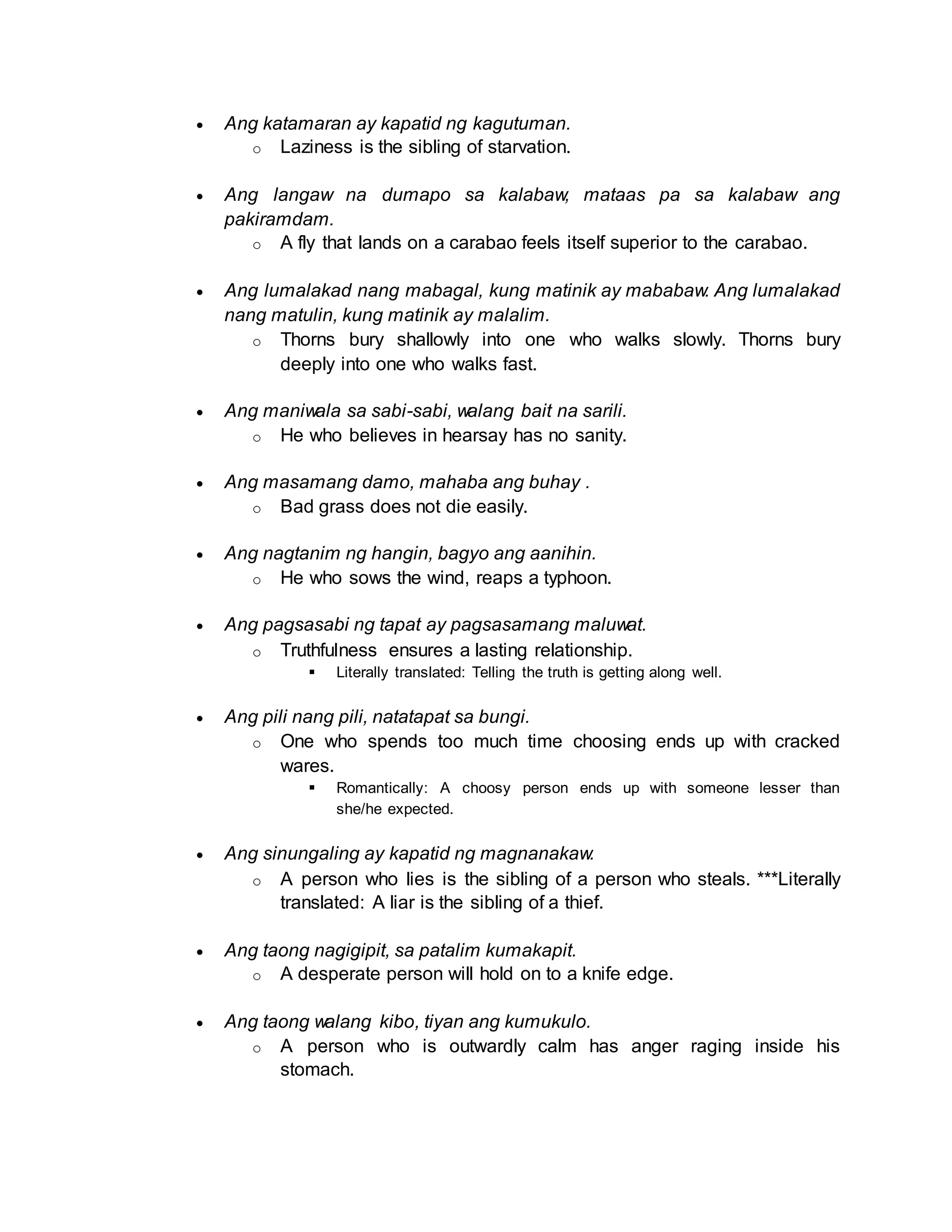 Proverbs | DOCX