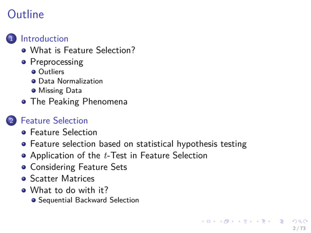 22 Machine Learning Feature Selection | PPT