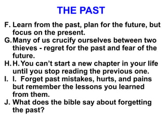 forgetting the past | PPTX