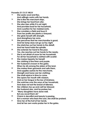 08-16-20, Proverbs 31;1-31, Finding Honor | PDF
