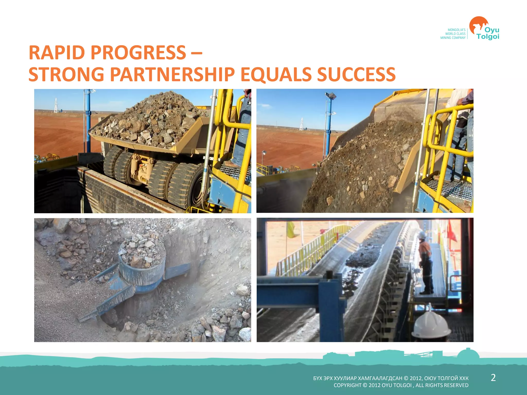 08.31.2012, PRESENTATION, Oyu Tolgoi Partnership Breeds Success ...