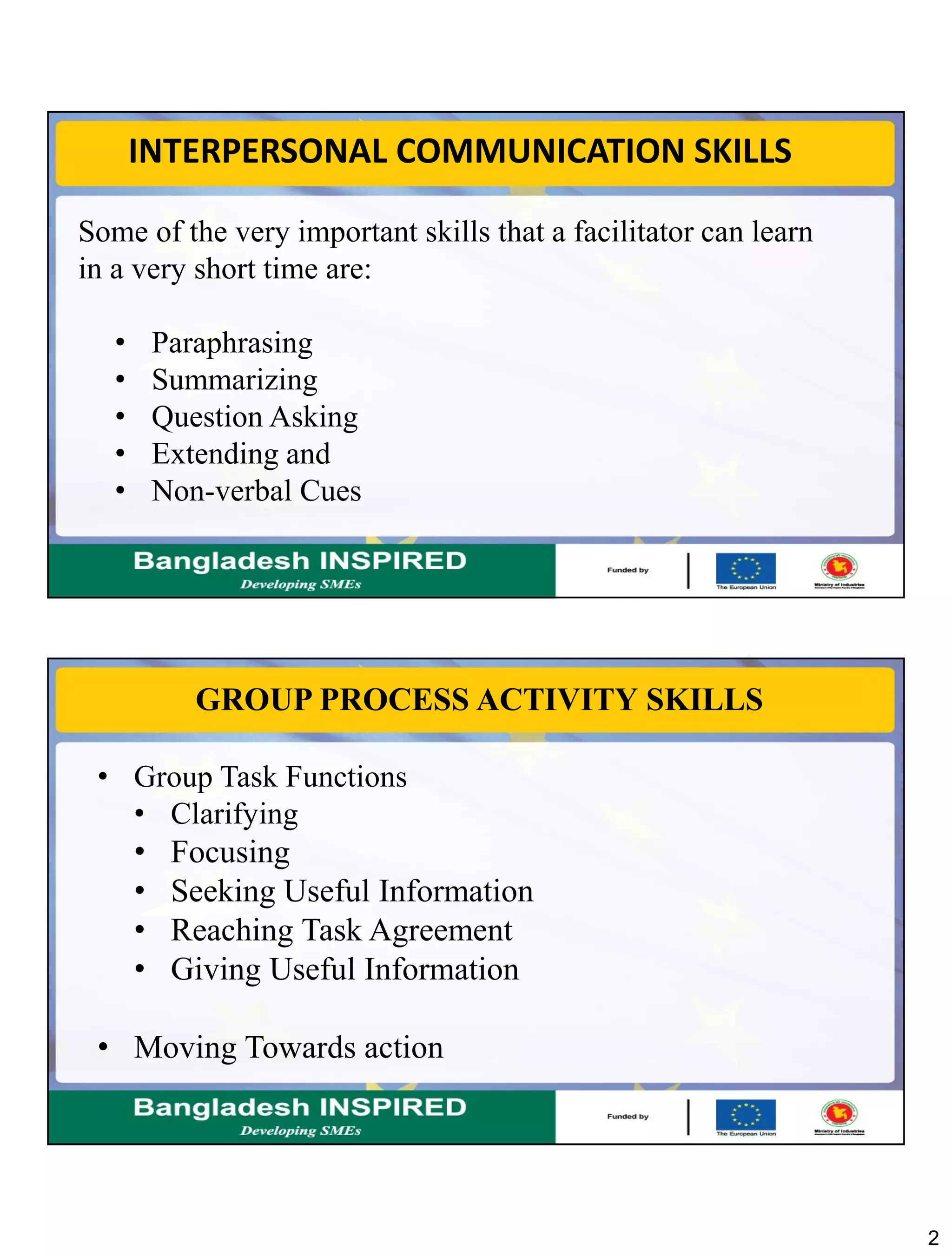 08. skills of a effective trainer | PDF