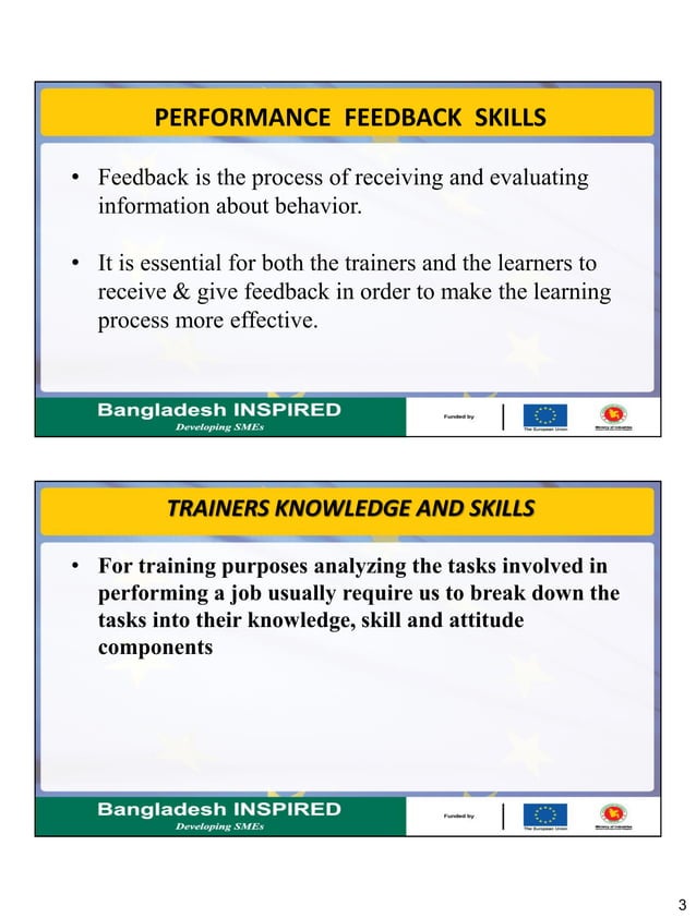 08. skills of a effective trainer | PDF