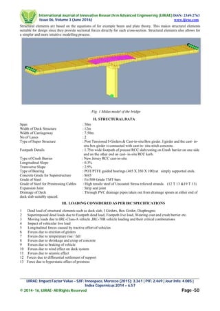 GIRDER DESIGN OF A BALANCED CANTILEVER BRIDGE WITH ANALYSIS USING MIDAS ...
