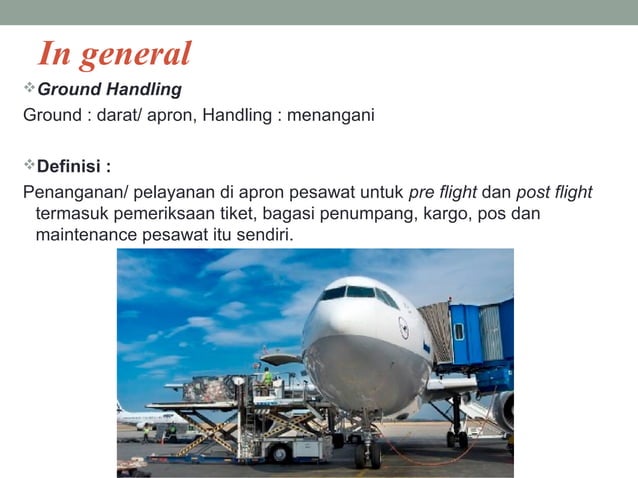 materi bandara (ground handling) | PPT