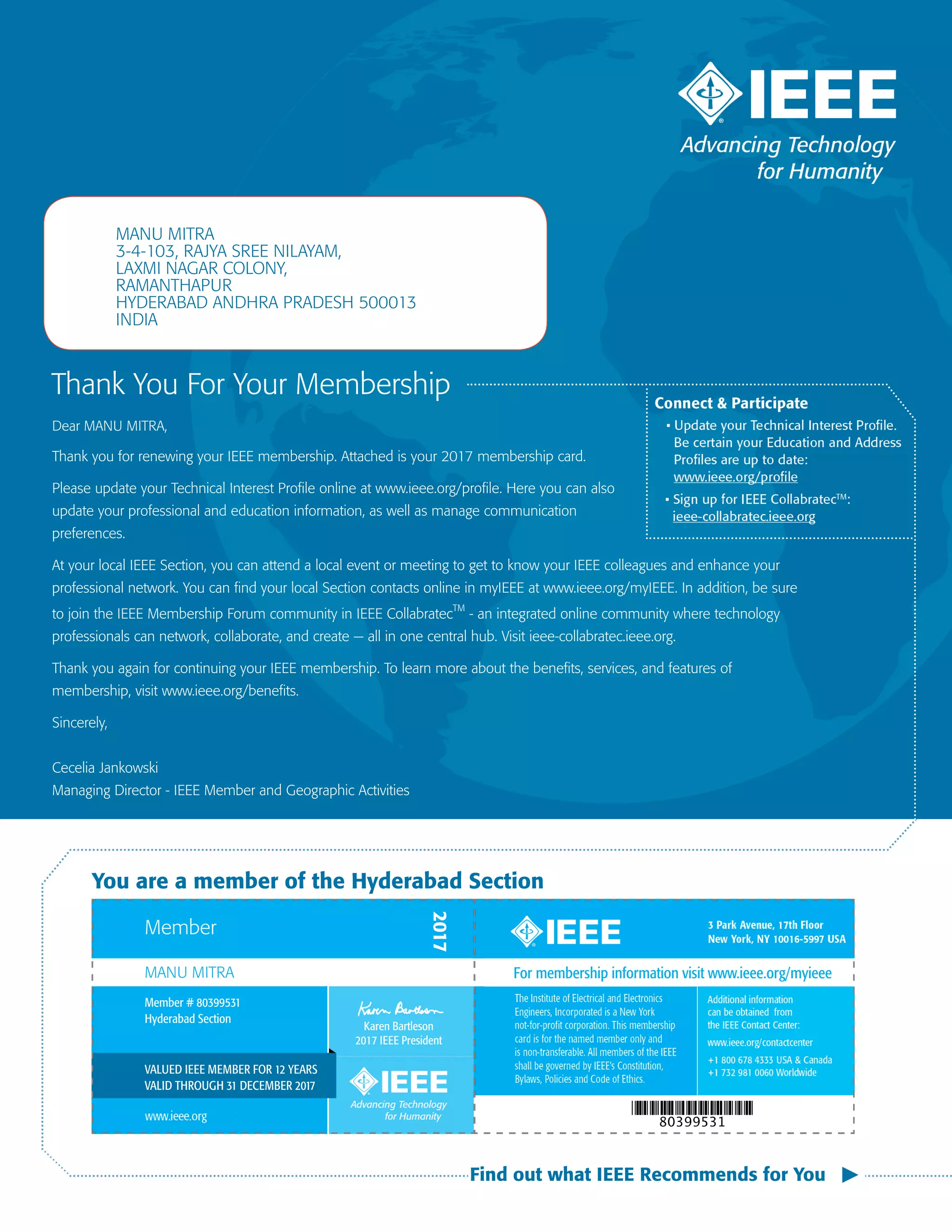 08. IEEE membership Id 2017 | PDF