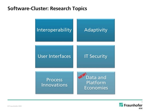 Software-Cluster: Introduction by Prof. Rombach, Speaker of the ...