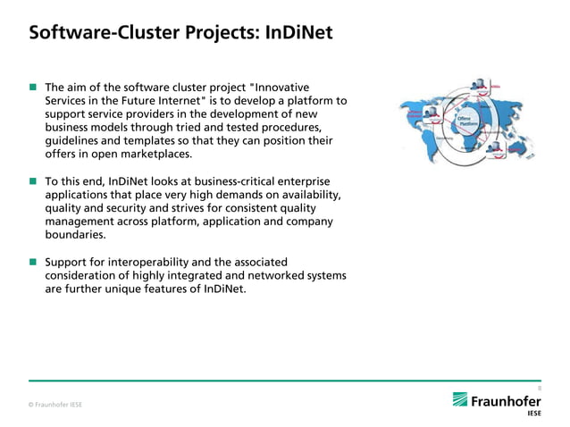 Software-Cluster: Introduction by Prof. Rombach, Speaker of the ...