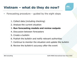 DSD-INT 2018 JBAs Experiences Flood forecasting with Delft-FEWS in Vietnam - Cowdell | PDF
