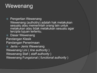 08. pendelegasian wewenang | PPTX