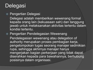 08. pendelegasian wewenang | PPTX