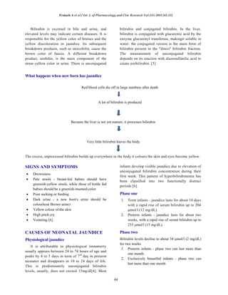 Neonatal jaundice- a review article | PDF | Pregnancy | Reproductive Health