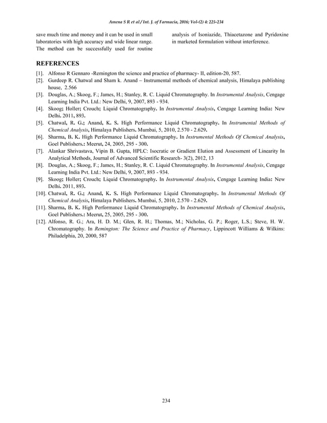 Stability indicating analytical method development and Validation for Isoniazide, Thiacetazone ...