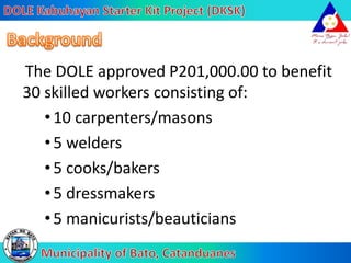DOLE Kabuhayan Starter Kit Project | PPTX
